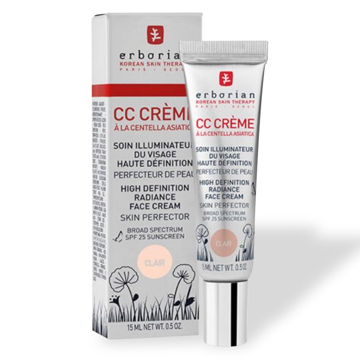 Erborian CC Cream Clair Tinted Color Corrector SPF25 – frenchpharmacy.com