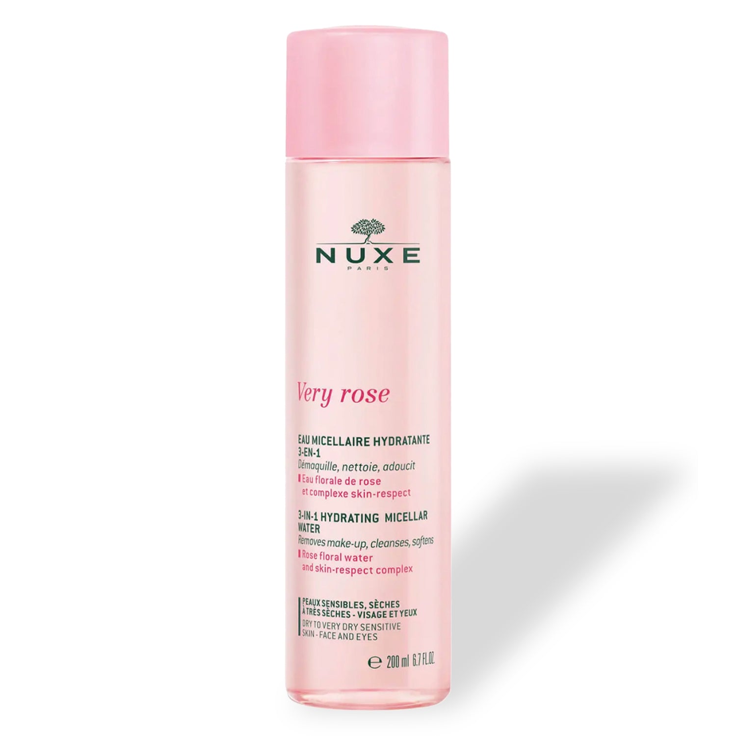 Nuxe 3-in-1 Very Rose Hydrating Micellar Water – frenchpharmacy.com